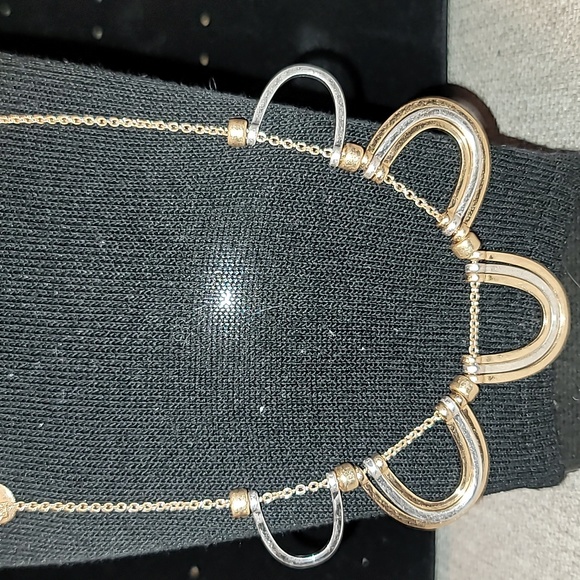 Plunder | Jewelry | Nwt Designer Plunder Gold Silver Kendall Necklace ...